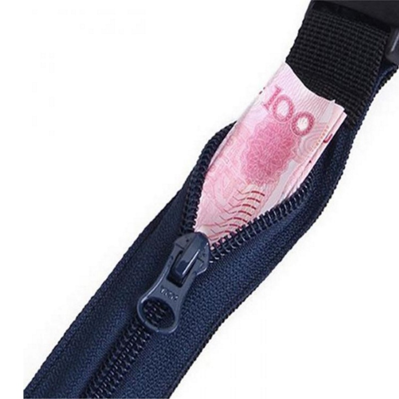 Hidden Money Strap Belt Wallet Travel Safe Cash Anti Theft Belt Waist ...
