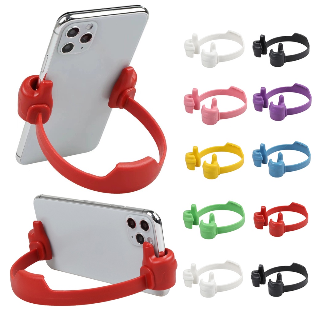 Universal Desktop Phone Holder Adjustable Thumb Up Lazy Mobile Phone ...