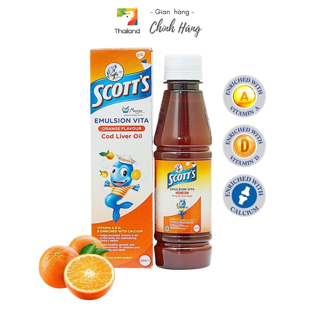 SCOTT'S Emulsion Vita syrup helps children eat well and prevent rickets ...