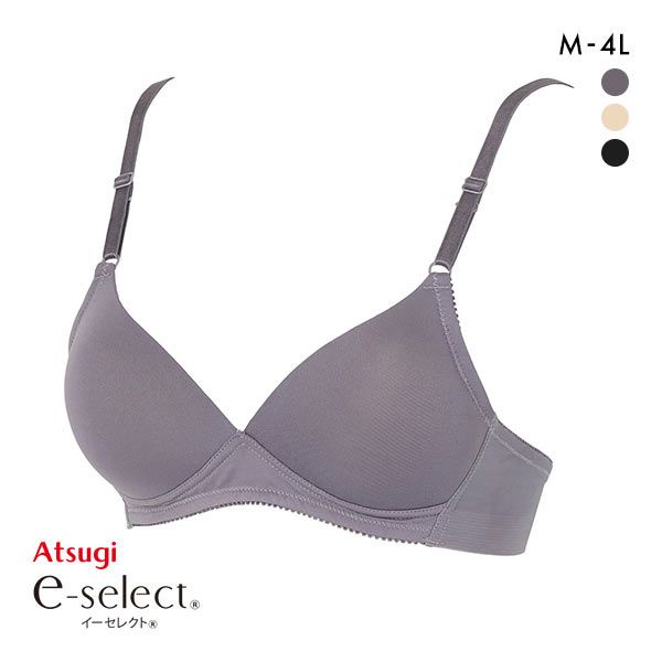 ATSUGI e-select seamless hem wireless mesh bra (Sizes M-4L)(A5697300 ...