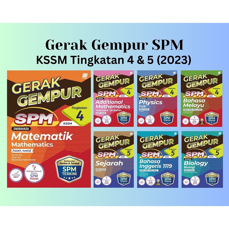 Sasbadi - KSSM SPM Combat Action Form 4 & 5 (2023) | Shopee Singapore