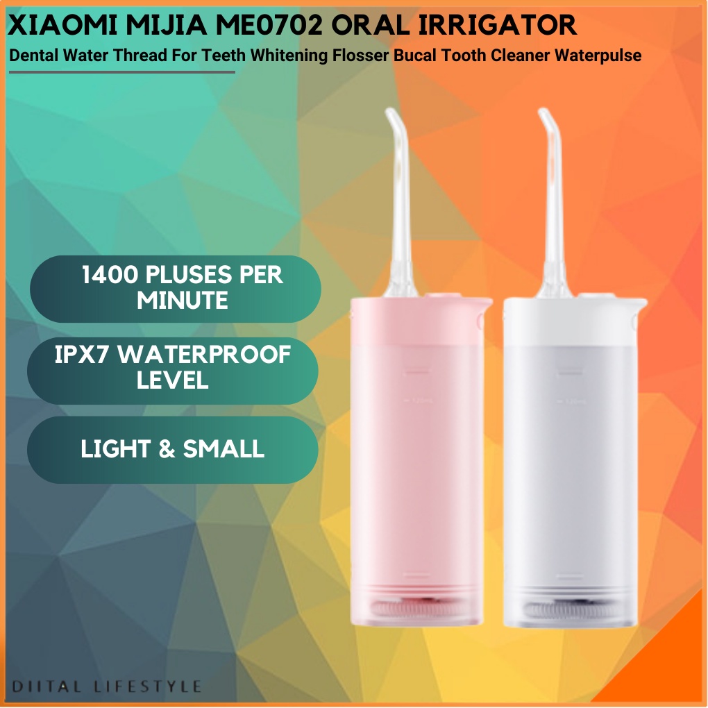 DL NEW XIAOMI MIJIA MEO702 Portable Waterpulse for Teeth Whitening ...