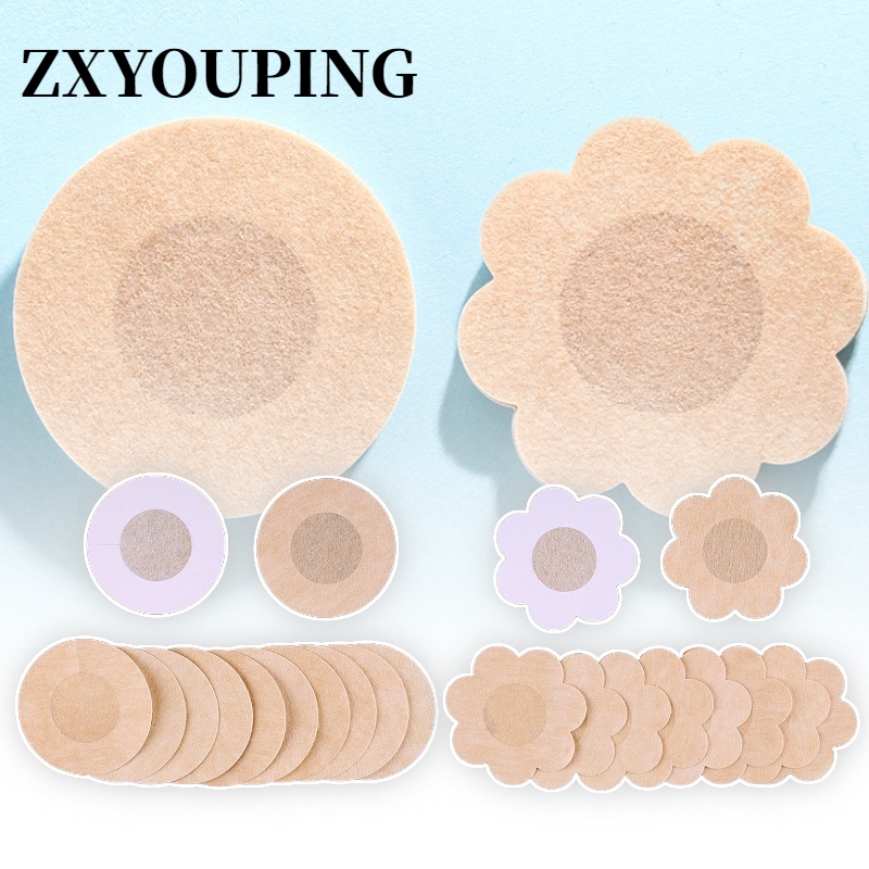 100-500pcs Breast Stickers Disposable Nipple Tape Portable Unisex ...