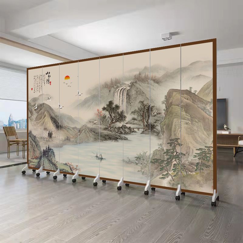 Chinese style screen partition living room bedroom shelter porch ...