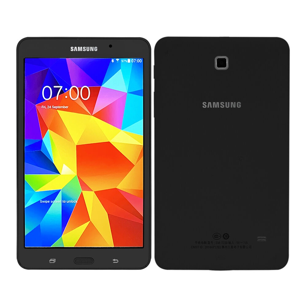 Samsung Galaxy Tab 4 7.0 SM-T230 7.0'' Wi-Fi Google Android 4.4 Tablet 8GB Black | Shopee Singapore