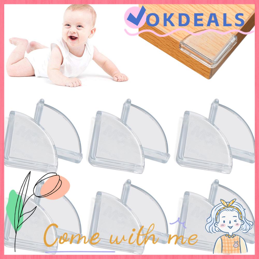 OKDEALS 8Pcs Soft Edge Protection Baby Table Corner Protector Corner ...