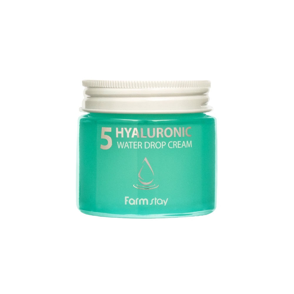 FARMSTAY HYALURONIC 5 WATER DROP CREAM 80ml ★Korea cosmetics★ | Shopee ...