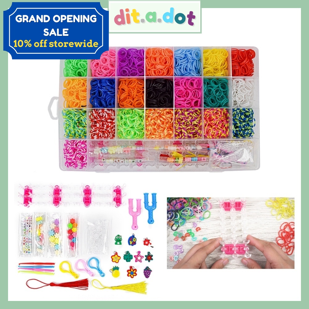 [SG] DitaDot DIY Rainbow Loom Band Kit - Bracelet Design Craft Kit ...