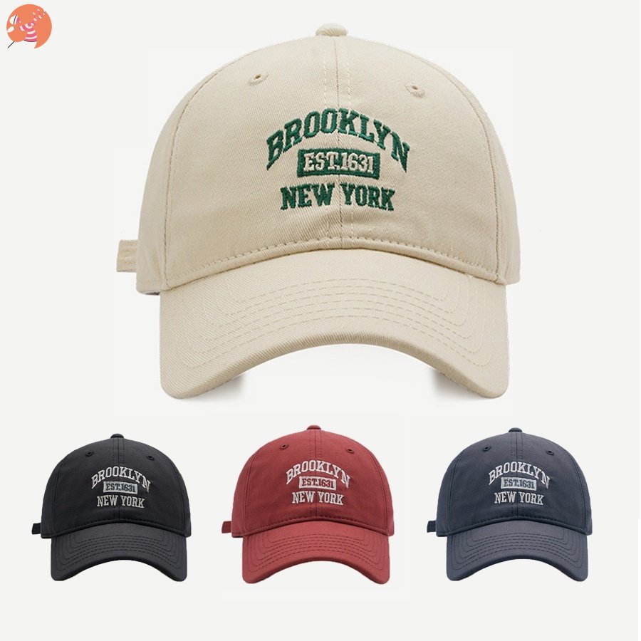 NEW YORK letter embroidery BROOKLYN soft top baseball cap for men ...