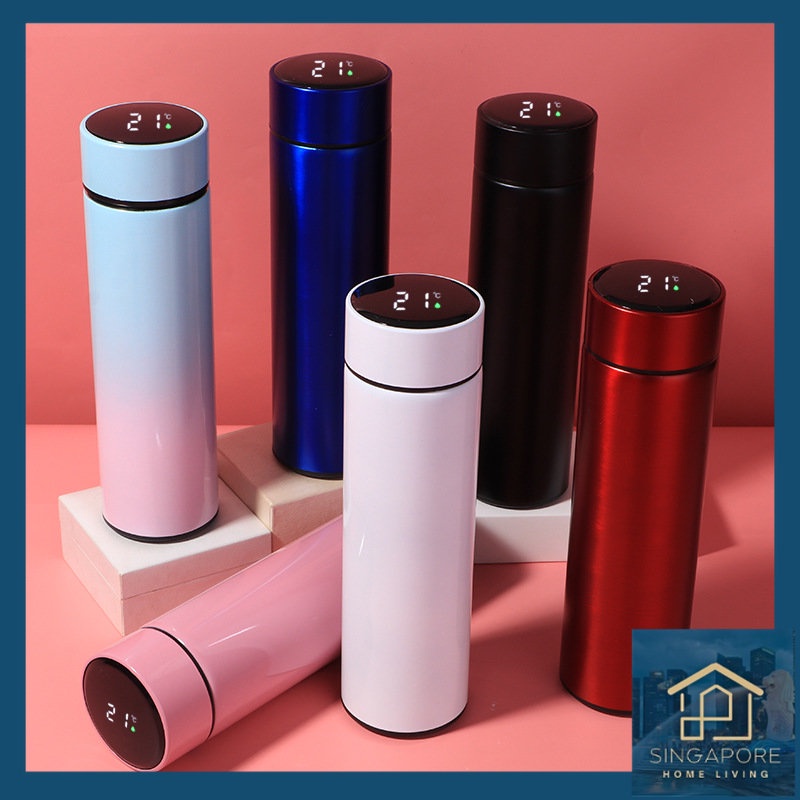 PAYDAY🎉 Smart LED Temperature Display Stainless Steel Thermal Bottle ...