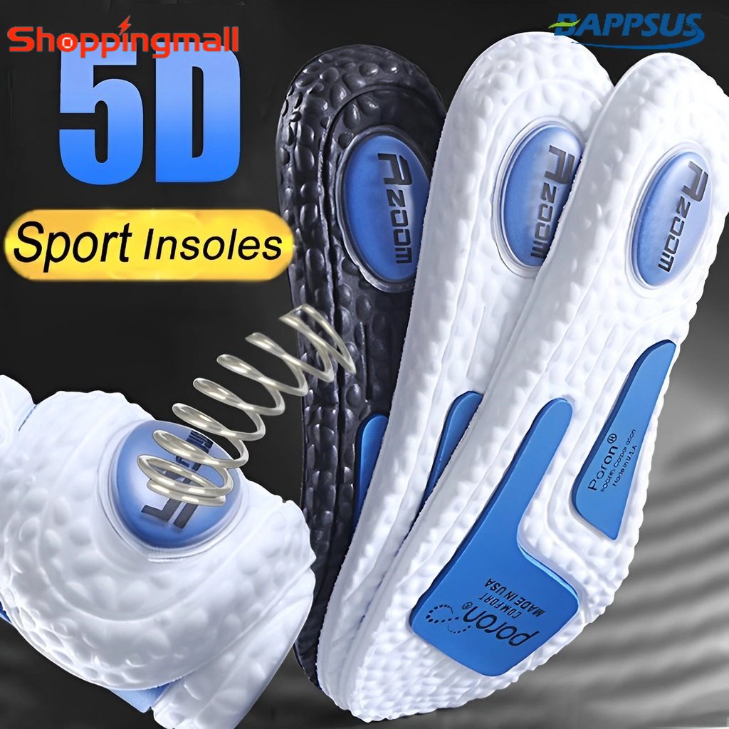 [Sunshine] Silicone Orthopedic Soft Elastic Sneakers Insoles/ Men Women ...