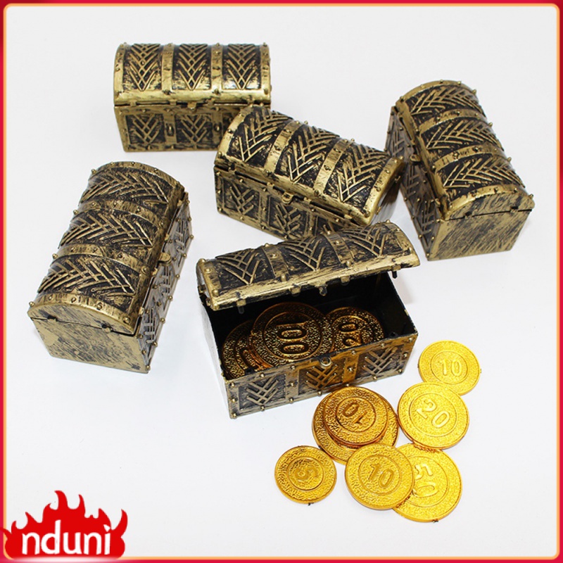 [READY STOCK] 1 Pcs Pirate Box Treasure Chest Party Favor Box Treasure ...