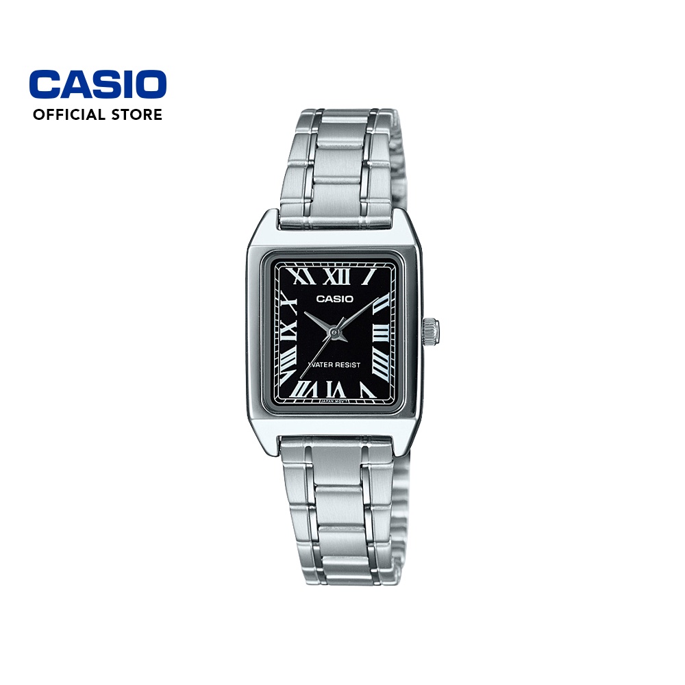 CASIO GENERAL Standard LTP-V007D Ladies' Analog Watch Stainless Steel Band | Shopee Singapore
