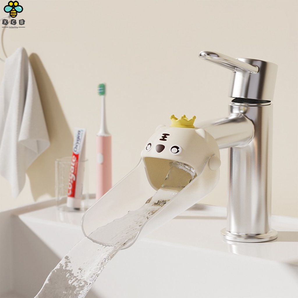 AGY Cartoons Kids Water Tap Faucet Extender Water Saving Silicone ...