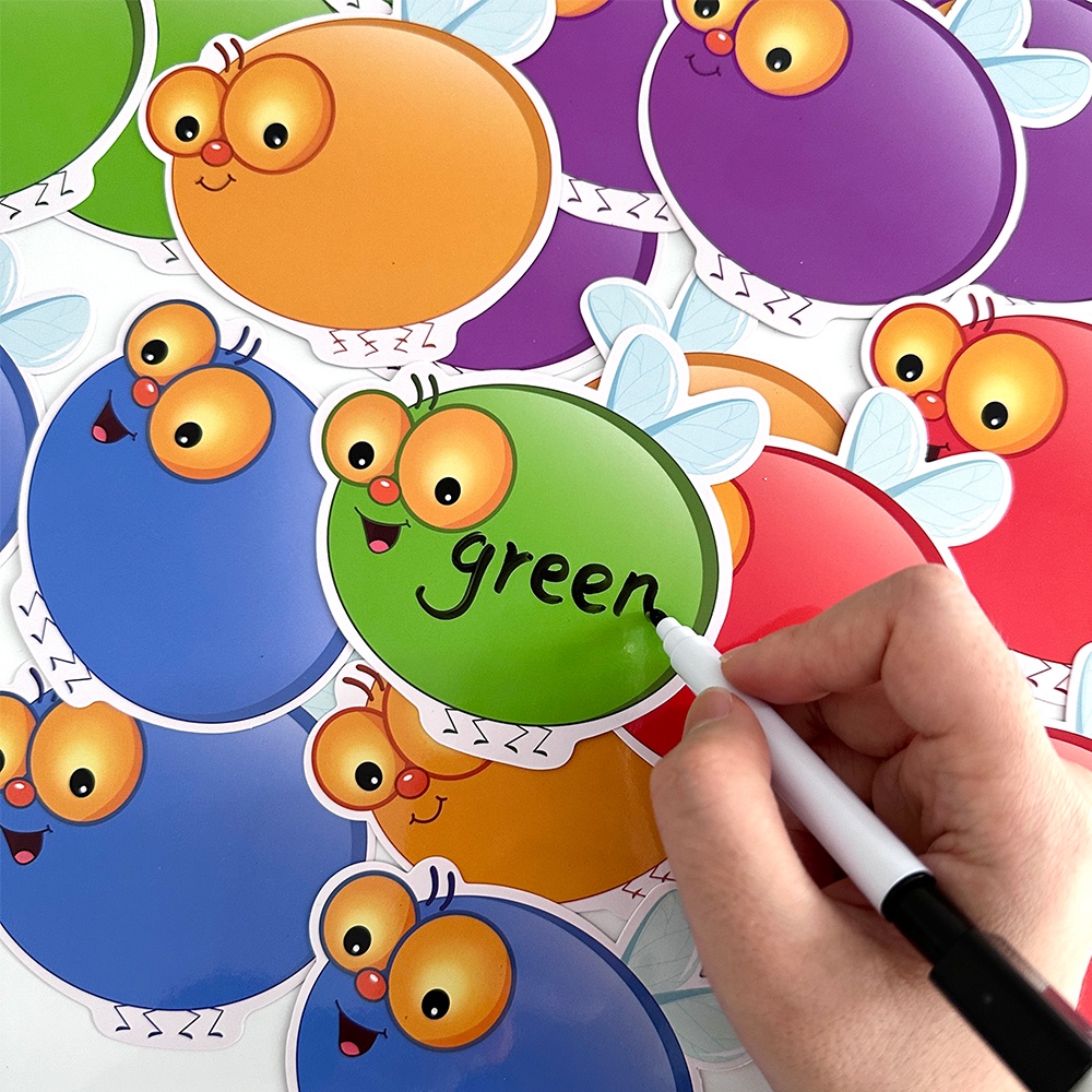 Sight Word Swat Erasable Flashcards Fly Swatter for Kids Baby Learning ...