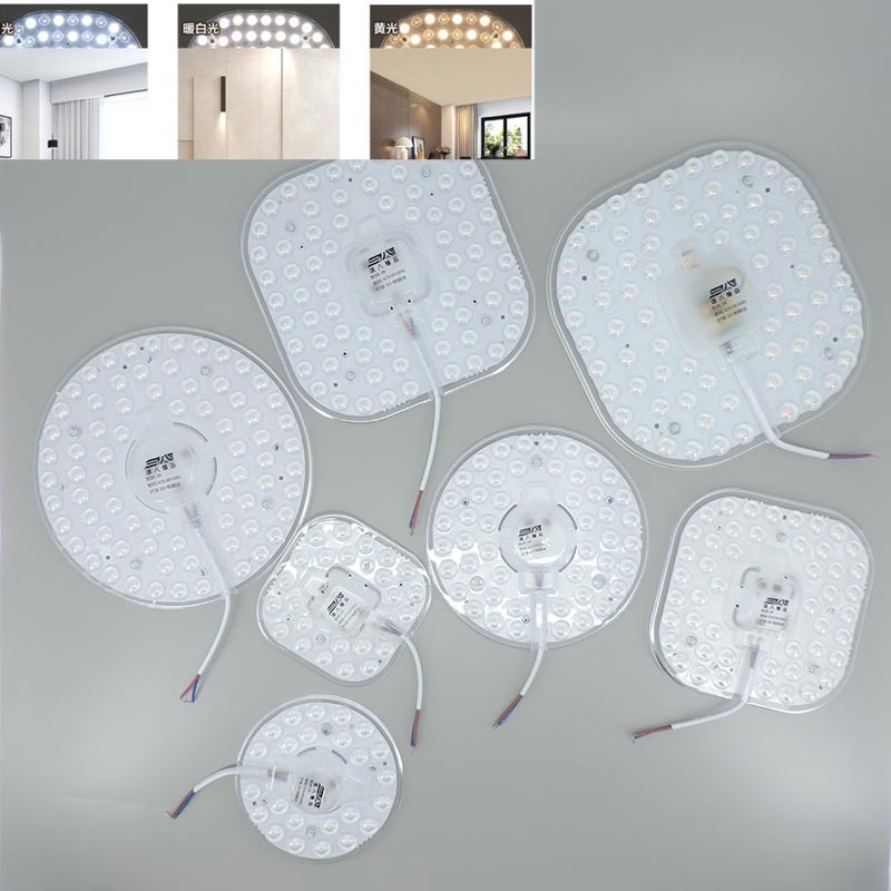 36W 24W 12W LED Ring PANEL Circle white Light source SMD2835 chips LED ...