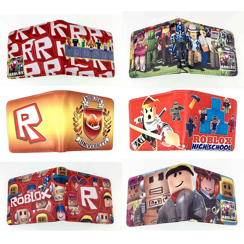 R ROBLOX Game Merchandise Short Wallet Virtual World Anime PU Leather ...