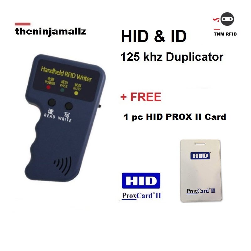 TNM HID Prox II & ID Copier Duplicator 125 KHz RFID HID ID Card EM4305 ...