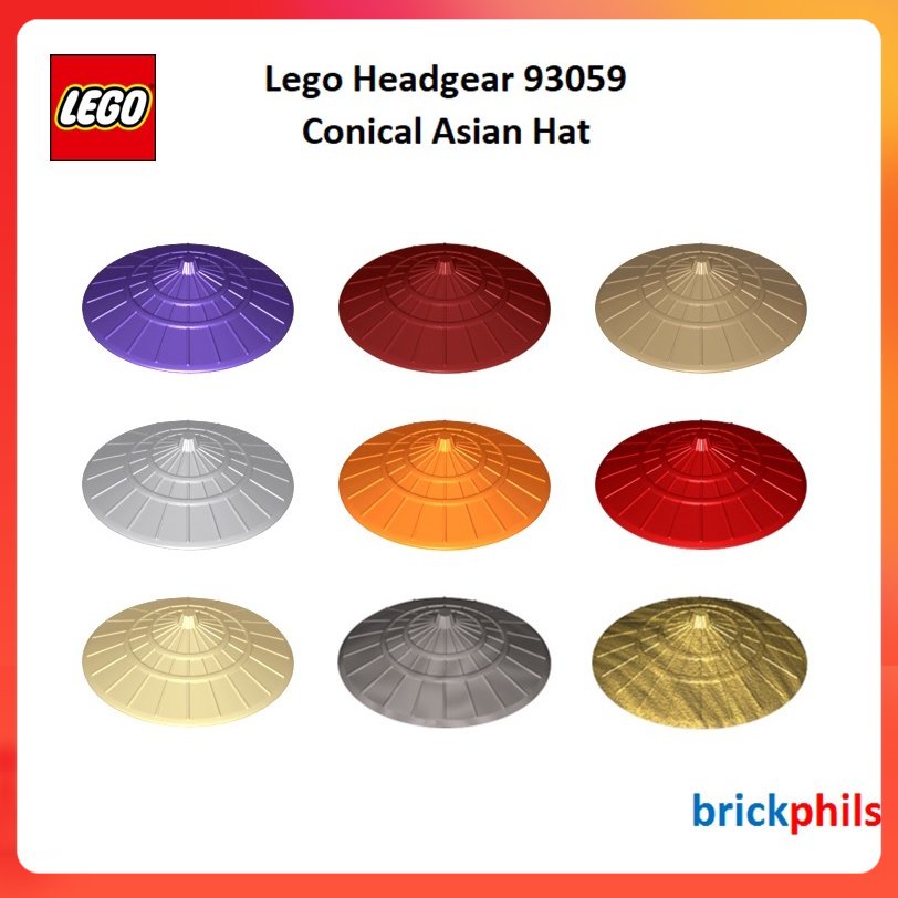 Lego Headgear 93059 Conical Asian Hat | Shopee Singapore