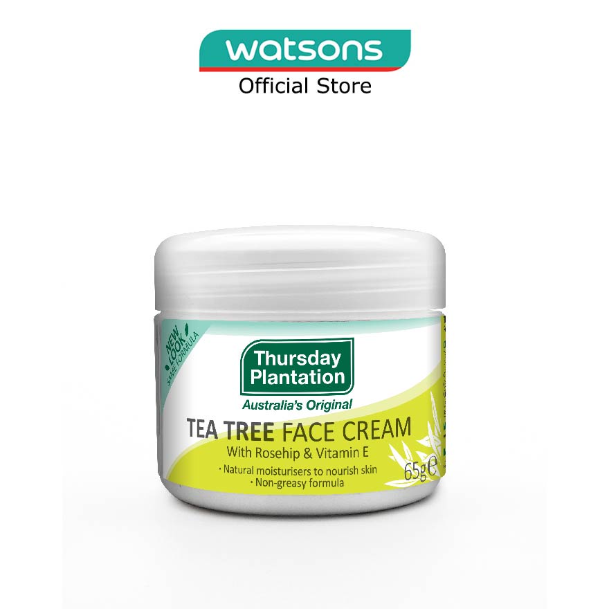 THURSDAY PLANT Tea Tree Face Cream (Light Weight And Non Greasy) 65g ...