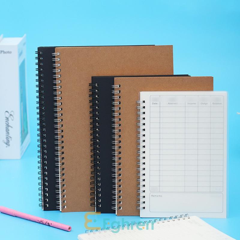 Eg-kraft Paper Coil Book Simple Student Notebook Meeting Notepad ...