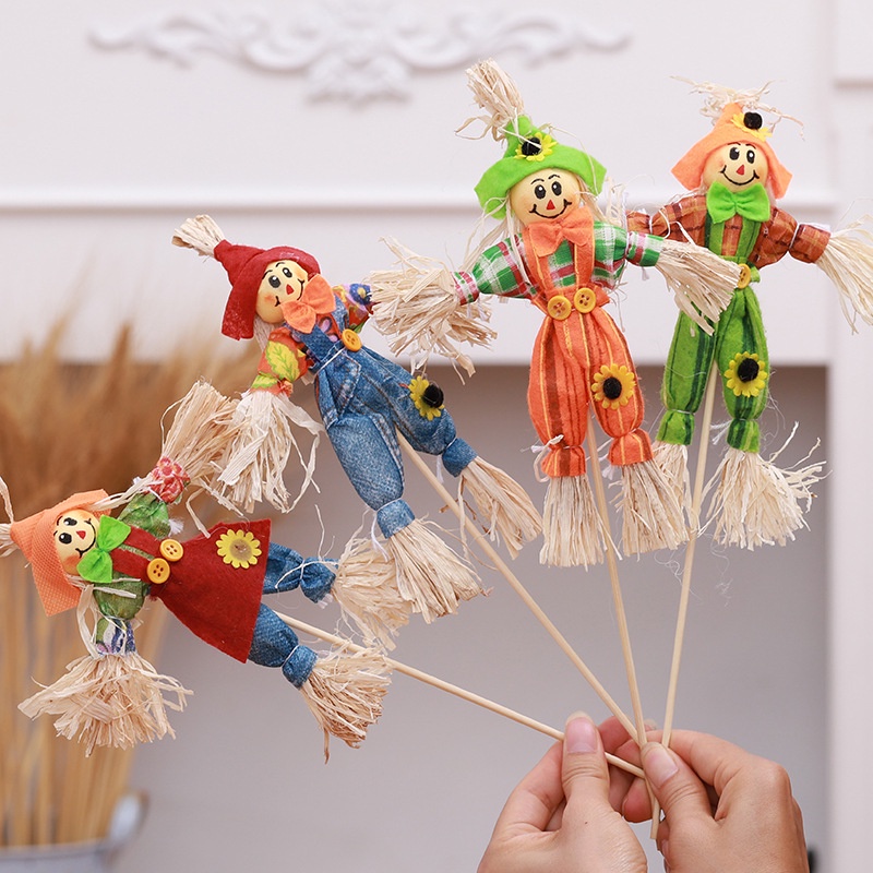 1 pcs 30cm St. John's Party Halloween Decoration scarecrow Toy | Shopee ...