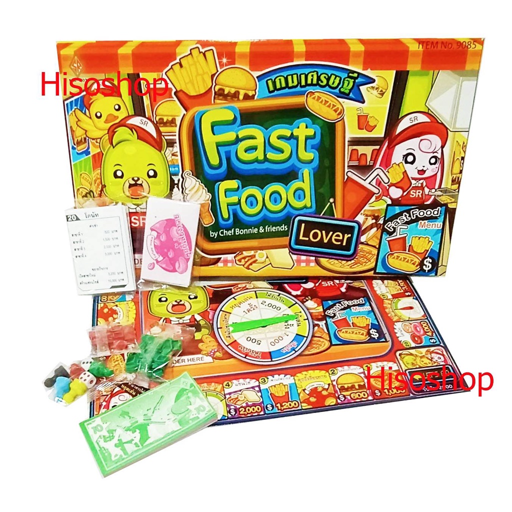 Monopoly fast food Game To Open The Favorite Restaurant. In The ...