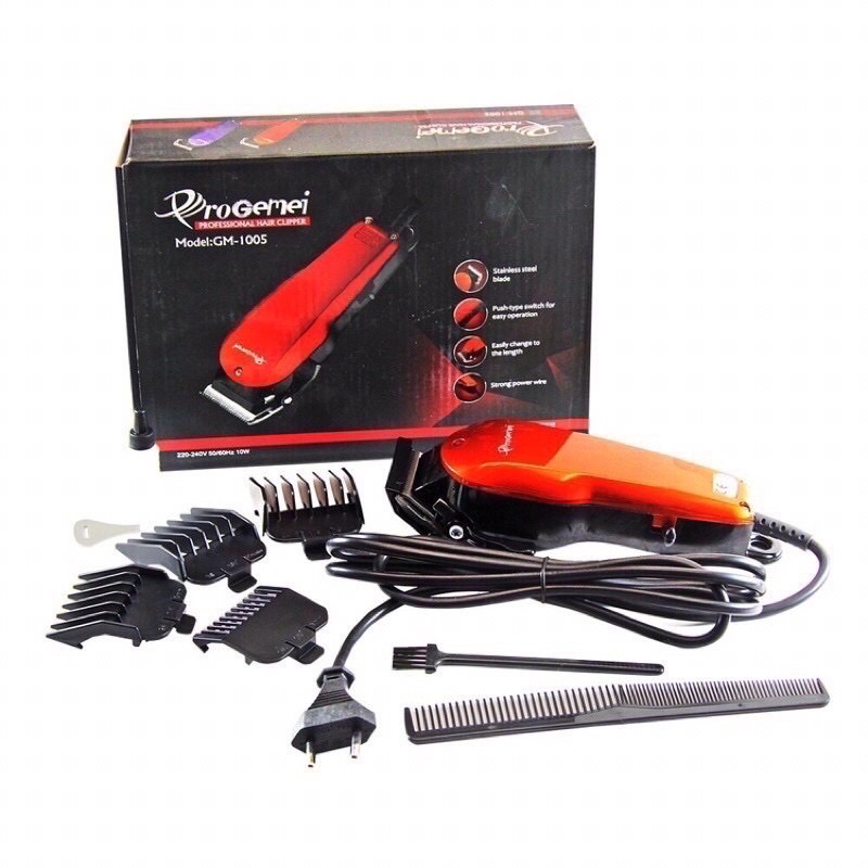 Gemei 1005 Hair Clipper Rechargeable Hair Trimmer shaver Men Beard ...