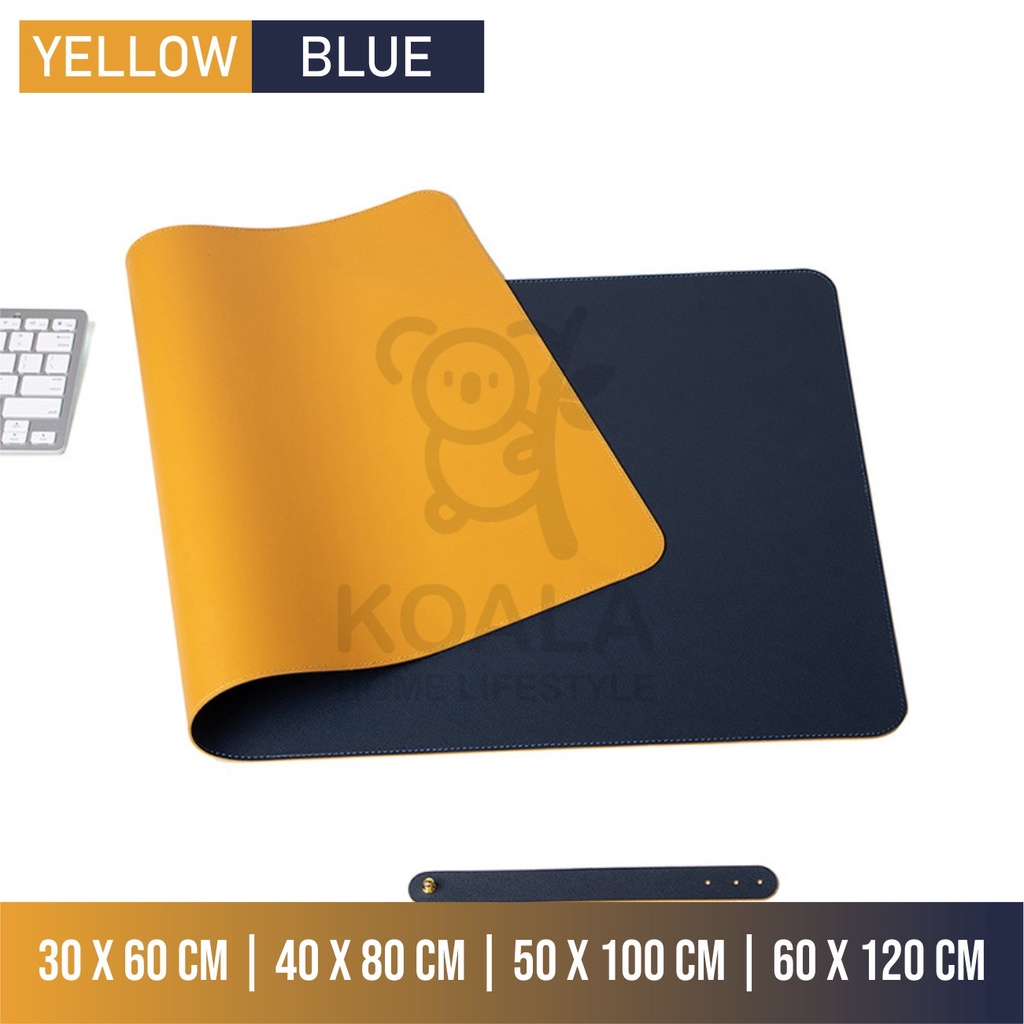 🇸🇬Koala Home🔥Waterproof Leather Desk Mouse Pad - Large Desktop Table ...