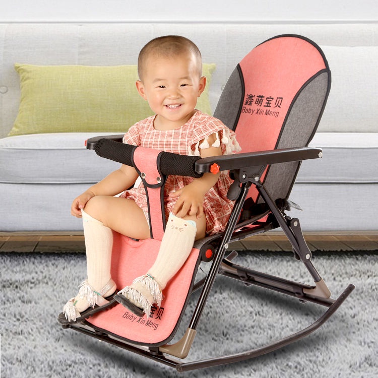 Baby's Rocking Chair Folding Rocking Bed Cradle Children's Seat ...