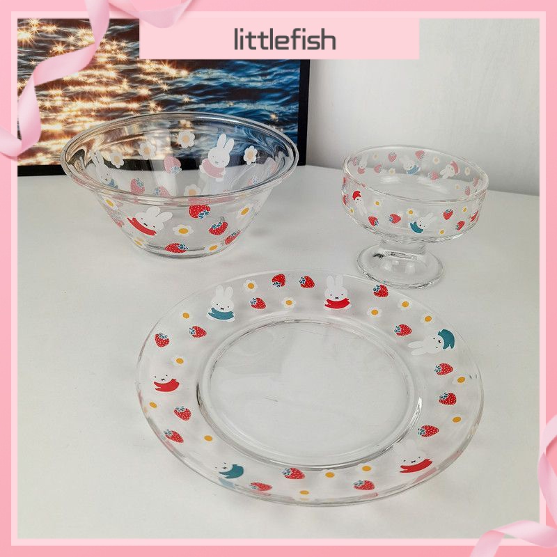 [littlefish] Miffy Cute Fashion ins Cartoon Glass Drink Water Glass ...