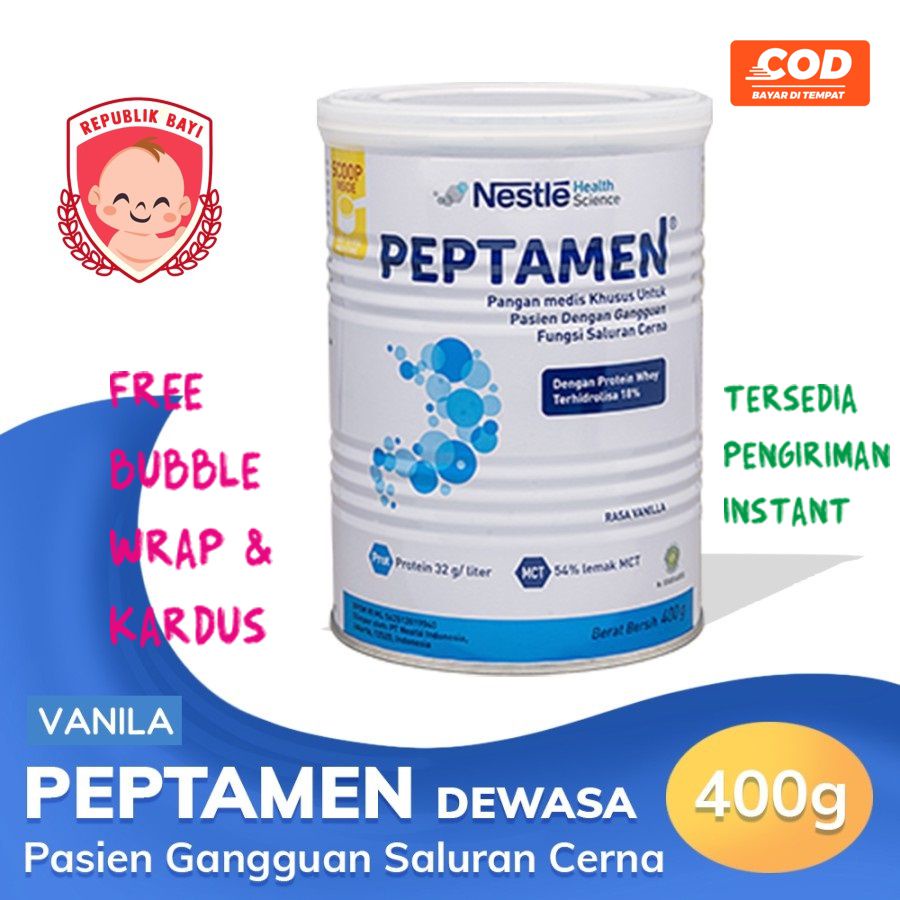 Expired April 2025 Peptamen Adult Milk Powder Drink 400gram 400gr 400gr Vanilla Vanilla Low ...