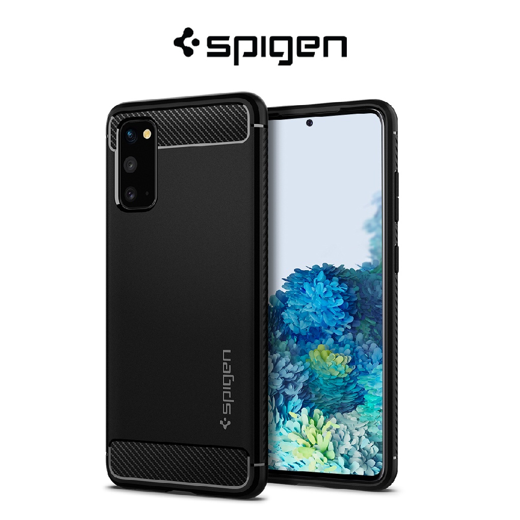 Spigen Samsung S20 Case Galaxy S20 Case Rugged Armor Mil-Grade ...