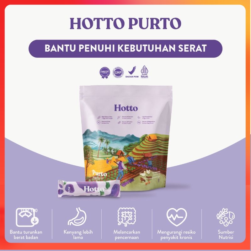 Hotto Purto Multigrain with Purple Potato (Package sachet) Superfood ...