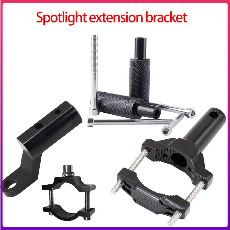 Motorcycle Spotlight Expansion Bracket Universal Mount Bracket Bumper ...
