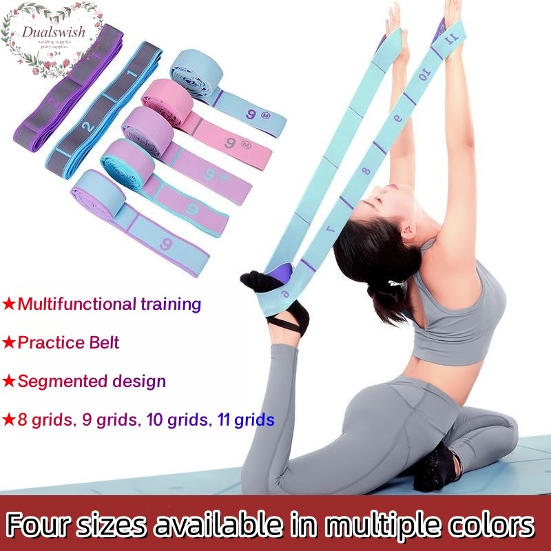 Dualswish Yoga Stretch Resistance Band Fitness Elastic Band Gymnastics ...