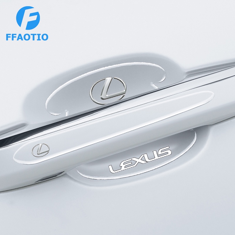 FFAOTIO Transparent Car Door Handle Protector Door Bowl Sticker Car ...