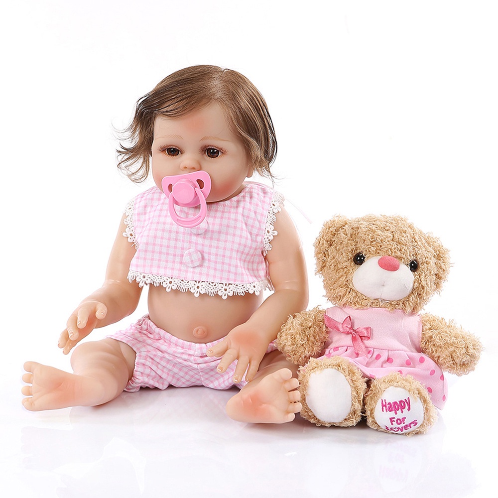 Realistic Rebirth Doll 48cm/19 Inch Realistic Newborn Doll Vinyl Full ... Realistic Rebirth Doll 48cm/19 Inch Realistic Newborn Doll Vinyl Full ...