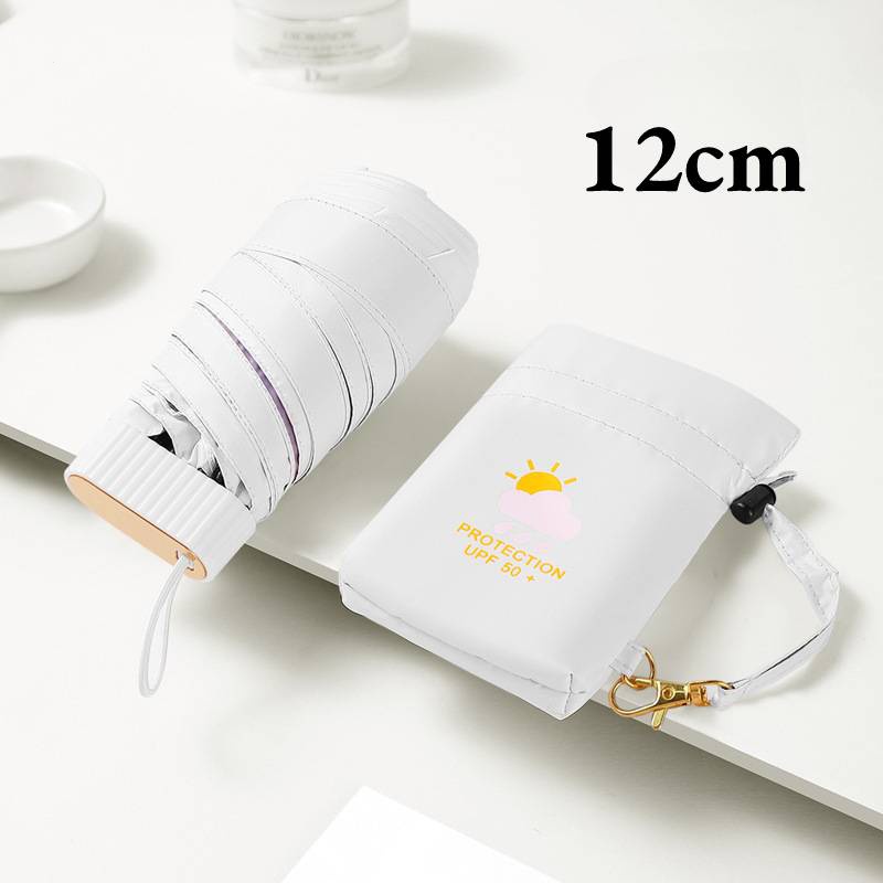 「Bella Poarch」12cm Mini Sunshade Sunscreen Umbrella Lightweight ...