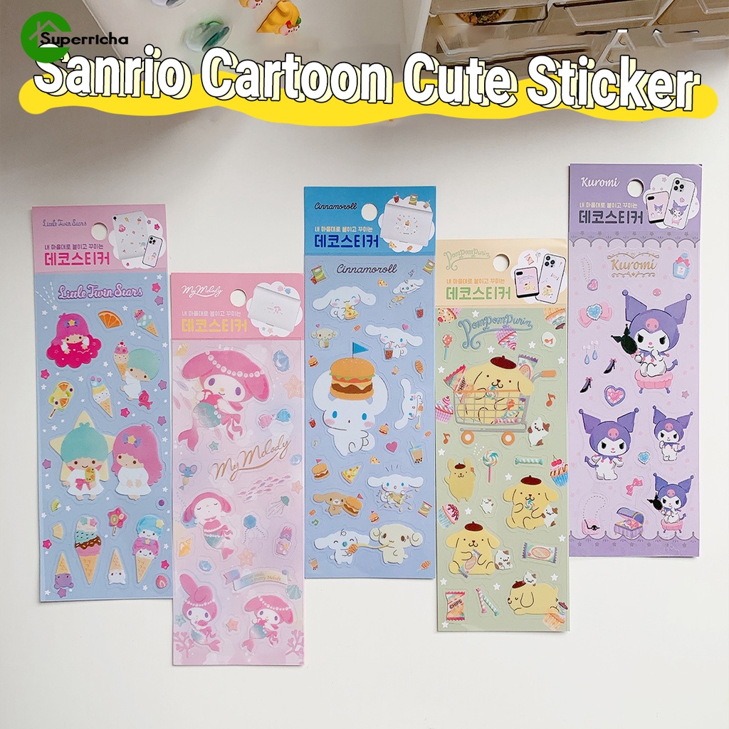 Waterproof Pvc Self Adhesive Stickers Goo Card Stationery Handbook