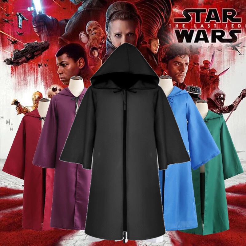 Star Wars Warrior Cloak Robe Halloween Cosplay Costume Carnival Party ...