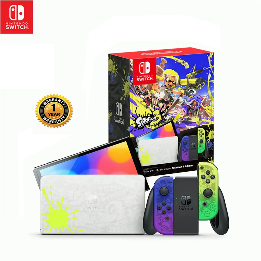 Nintendo Switch OLED Model Splatoon 3 Limited edition game console -1 ...