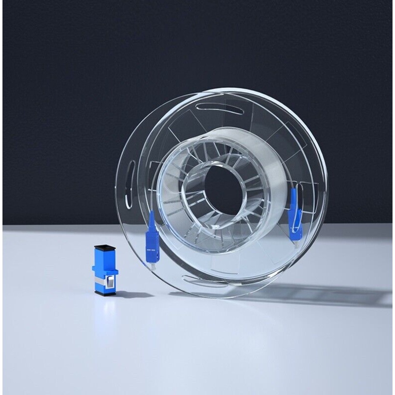 Invisible Transparent Fiber Optic Cable SC For FTTH FTTR ONU Indoor ...