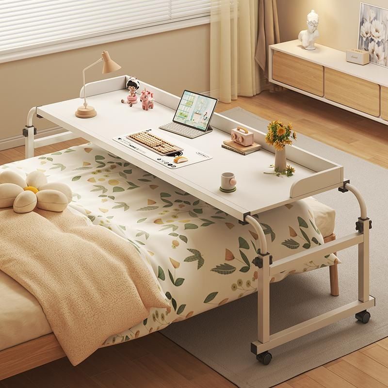 Cross Bed Table With Movable Telescopic Lifting Pulley, Computer Table ...