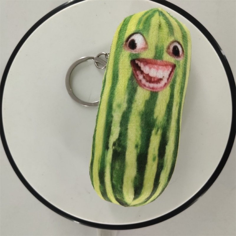Watermelon Man Special Effect Voice Keychain Cute Funny Talking ...