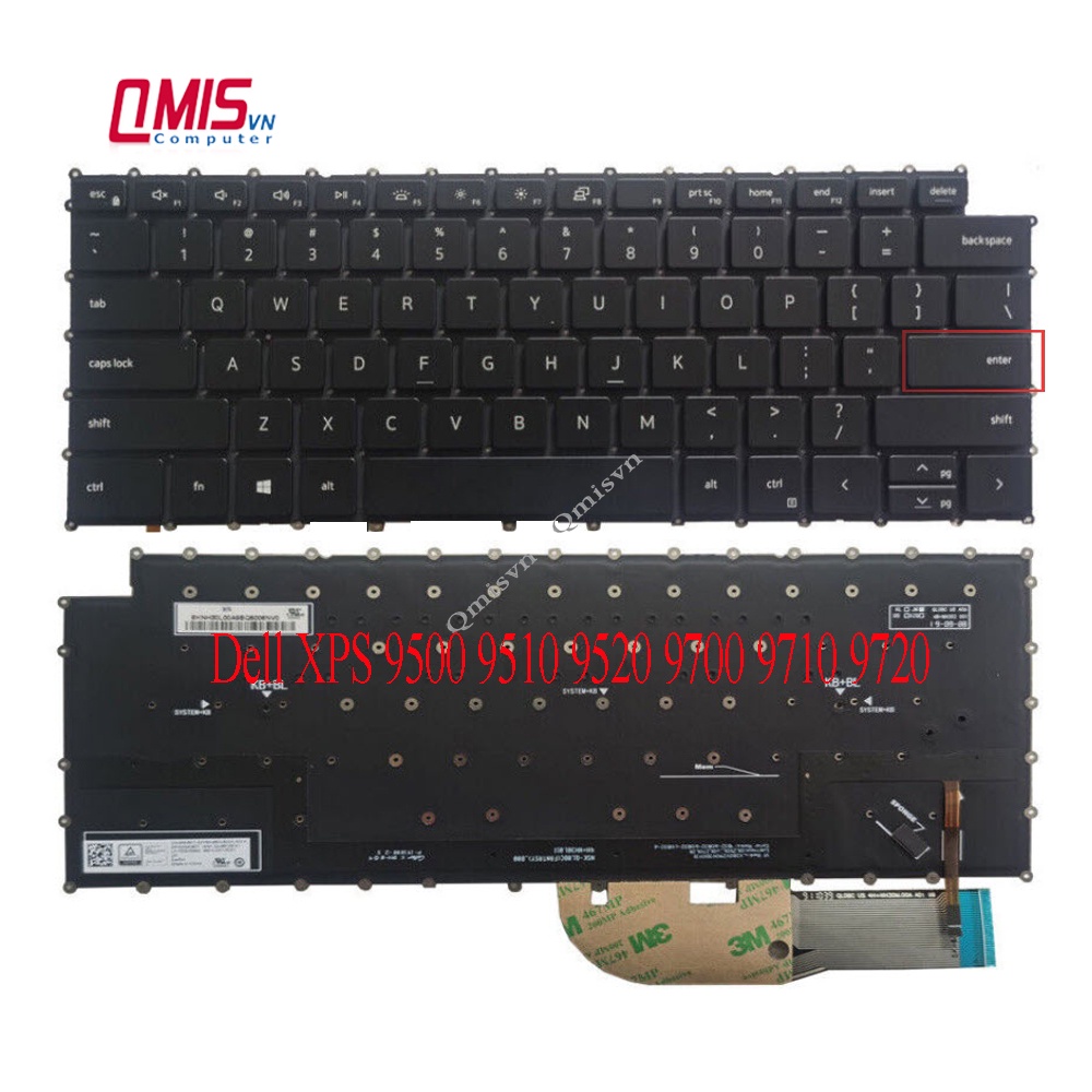 Dell XPS 9500 9510 9520 9700 9710 9720, Precision 5550 5560 5750 5760 ...