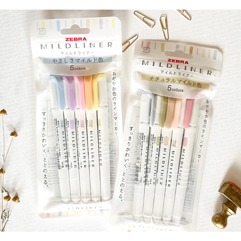 {SG instock} ZEBRA 25 Colors Mildliner Highlighter Set Double-headed ...