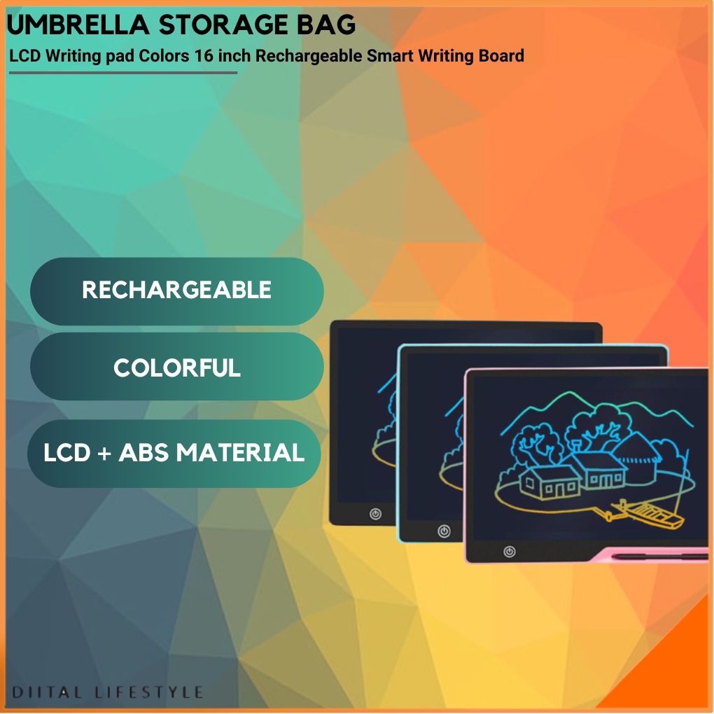 16 inch LCD Writing Tablet Handwriting Pen Handwriting Pads Ultra Thin ...