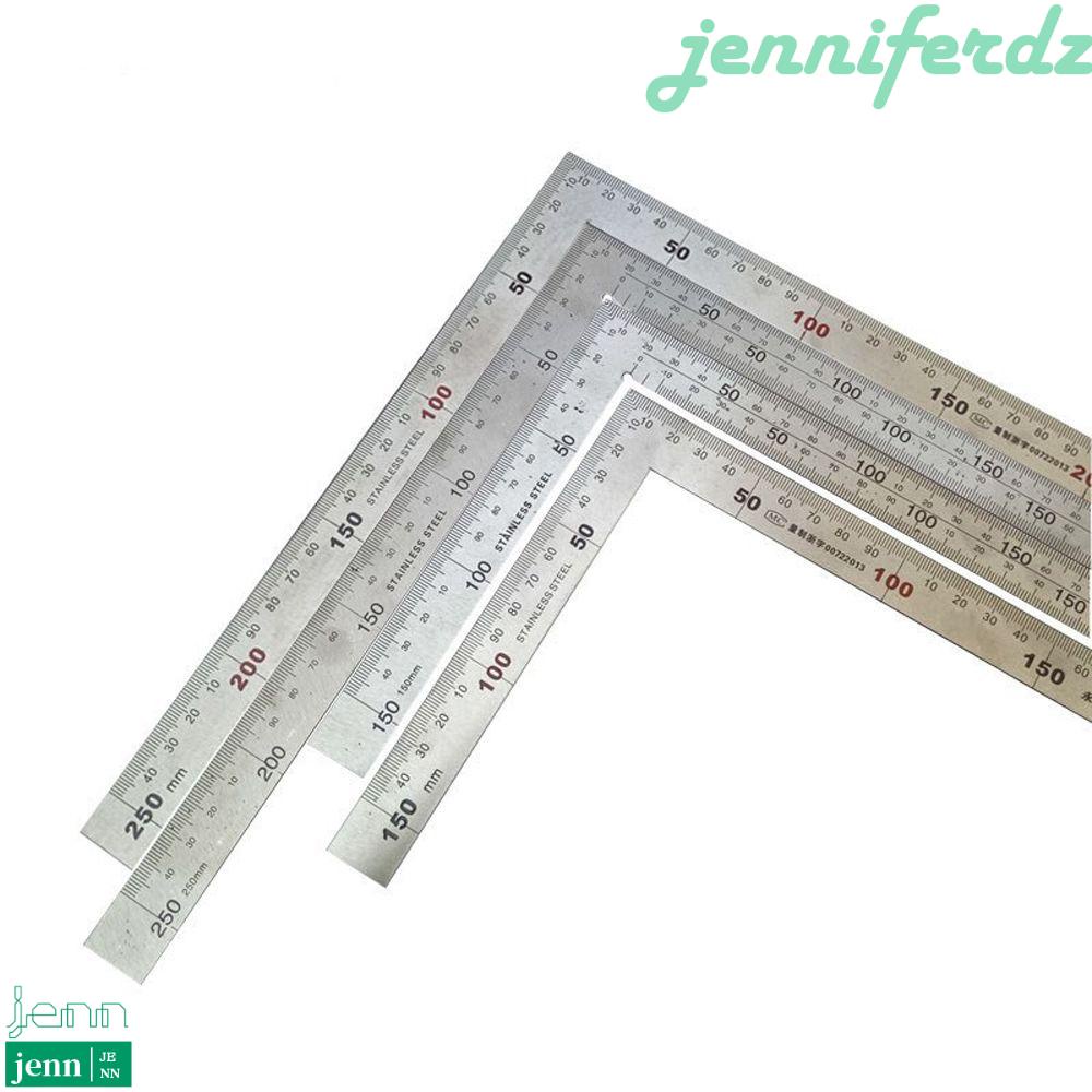 JENNIFERDZ Office L Shape Ruler Measurement Instruments Straight Ruler ...