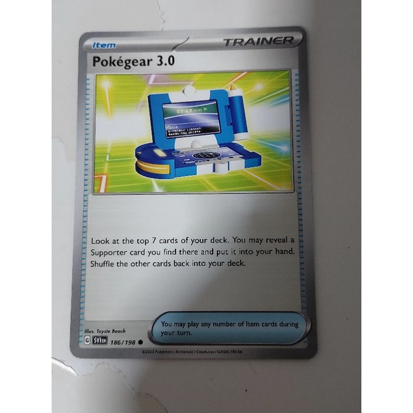 Pokemon pokegear 3.0 trainer scarlet and violet card | Shopee Singapore